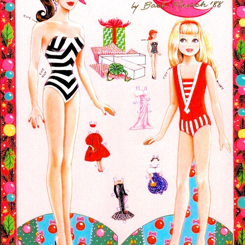 Vintage Wedding Paper Doll Printable PDF JPEG bridal Paper - Etsy Canada