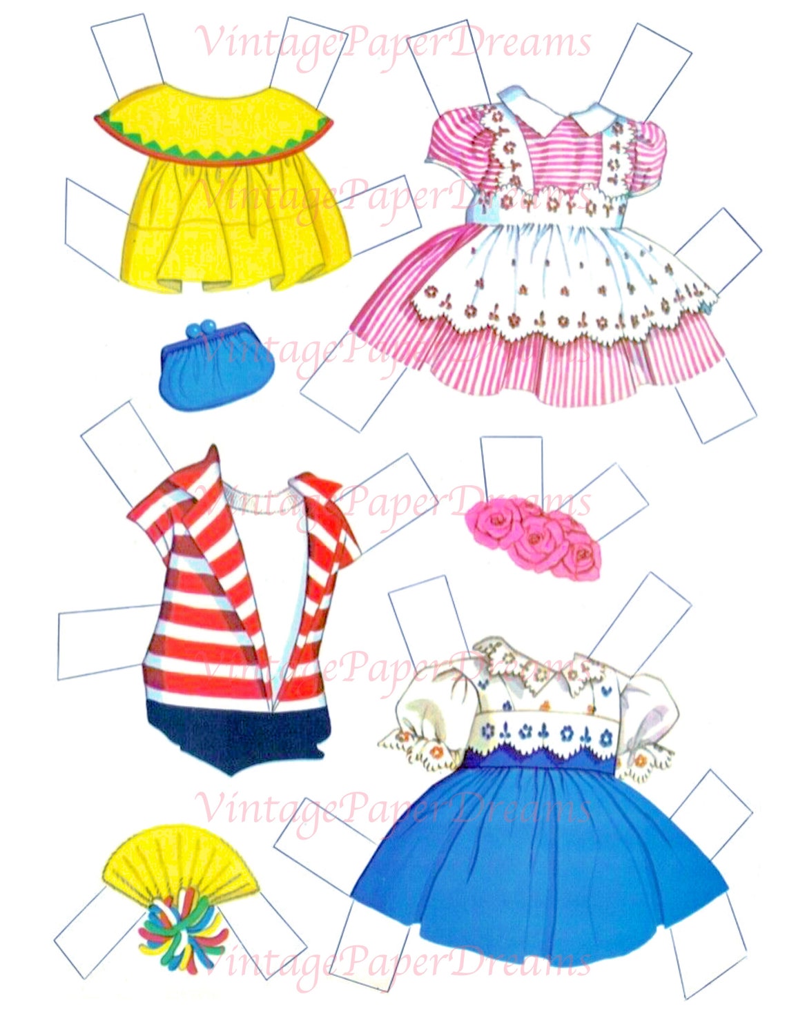 Vintage Paper Doll Printable PDF chatty Cathy (Instant Download) - Etsy