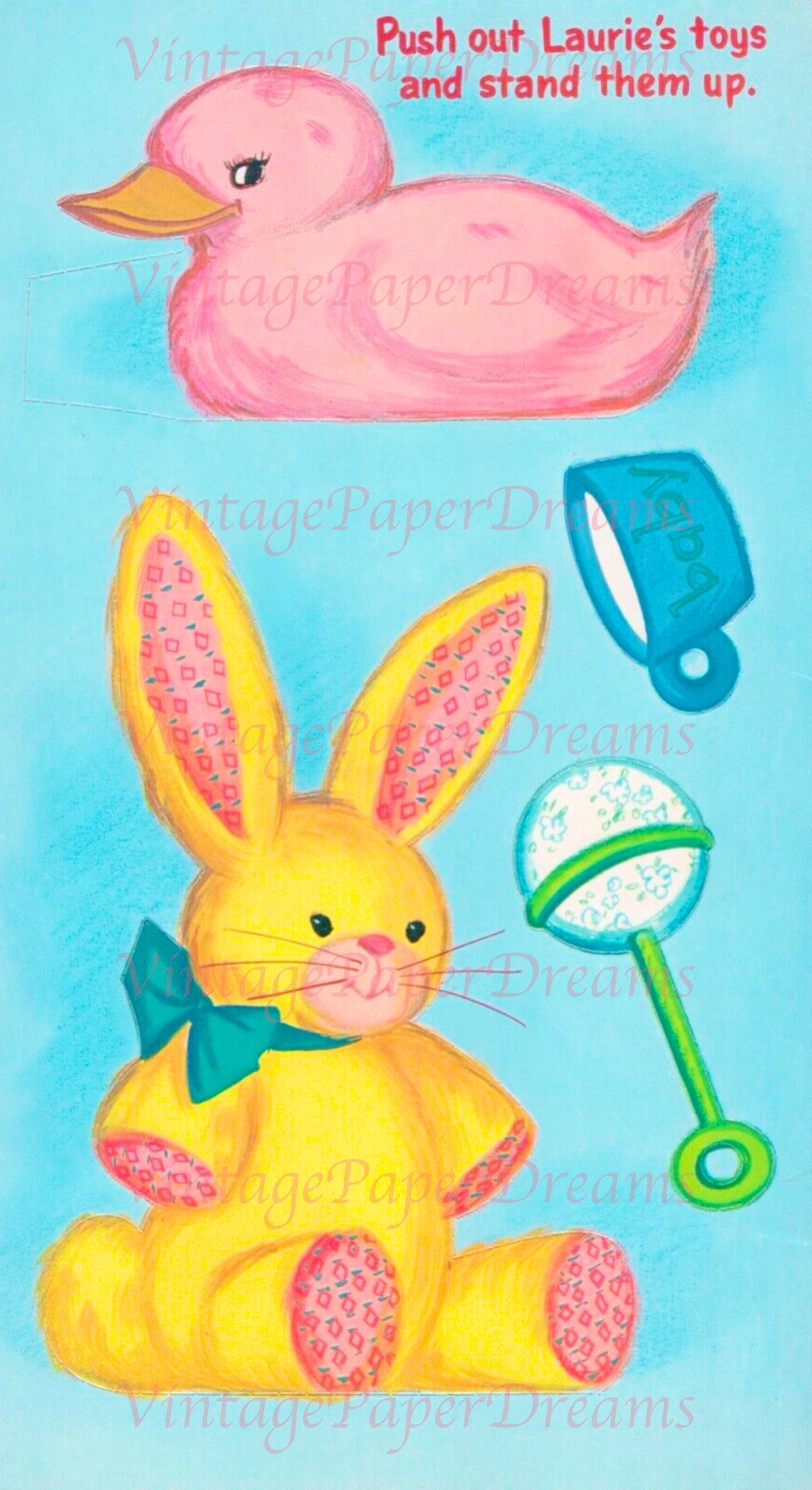 Vintage Paper Doll Printable PDF Baby Pat Paper Doll 60s - Etsy