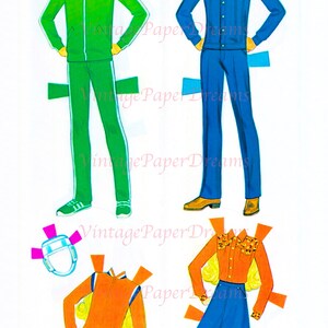 Vintage Paper Doll Printable PDF Skipper Paper Doll 80s 1980s Paper ...