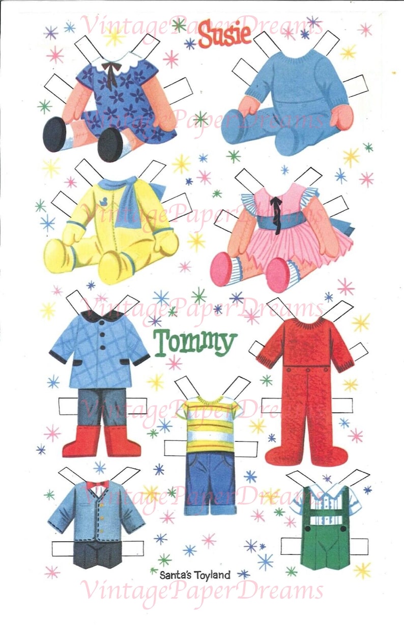 Vintage Christmas Activity Book Printable PDF • Santa's Toyland ...