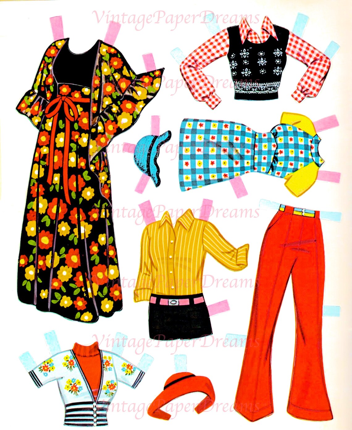 Vintage Paper Doll Printable PDF marie Osmond Paper Doll 70s 1970s ...