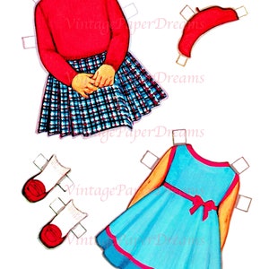 Vintage Paper Doll Printable PDF • mimi Paper Doll • 60s 1960s Paper ...