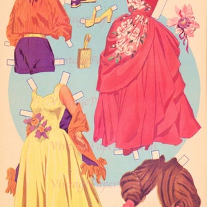 Vintage Paper Doll Printable PDF • airline Pilot Paper Dolls • 50s ...