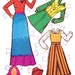 Vintage Paper Doll Printable PDF • Fashion Paper Doll • 70s 1970s Paper ...