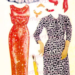 Vintage Paper Doll Printable PDF • Bewitched Paper Dolls • 60s 1960s ...