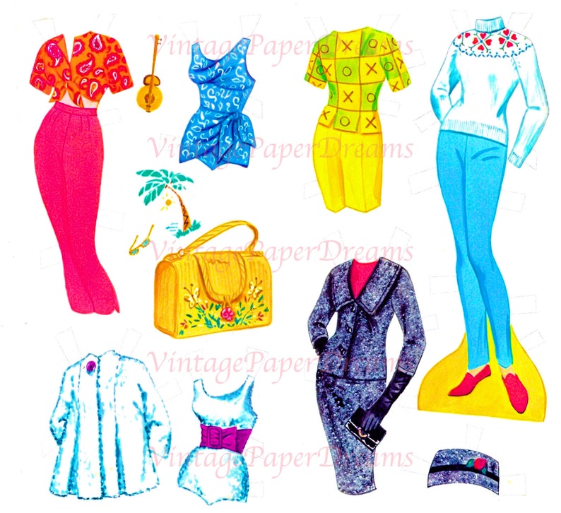 Barbie Paper Doll Printable PDF JPEG wedding Barbie Paper - Etsy Australia
