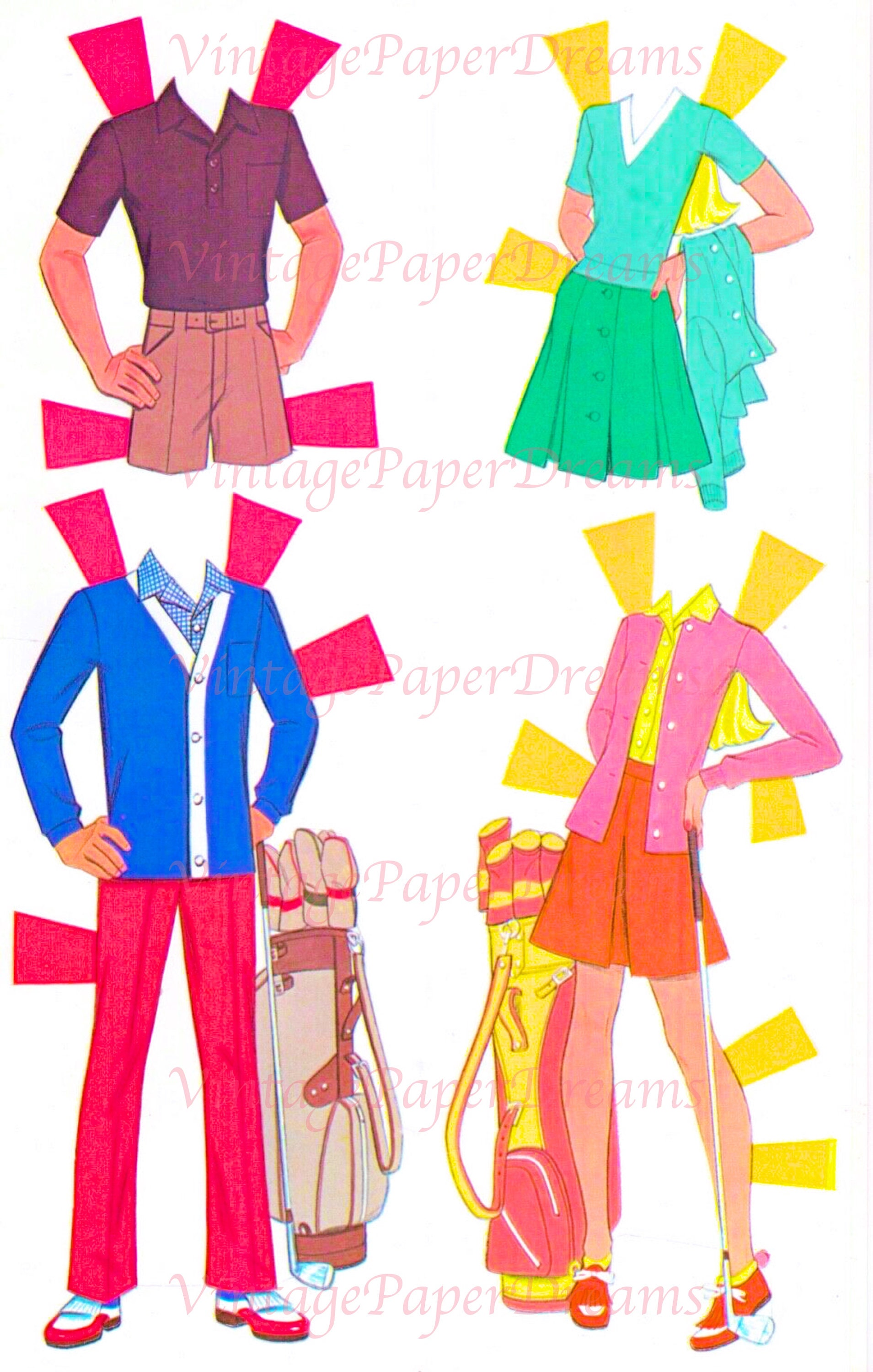 Vintage Paper Doll Printable PDF Barbie Paper Doll 70s 1970s Paper Doll vintage-paper-doll-printable-pdf-barbie-paper-doll-70s-1970s-paper-doll