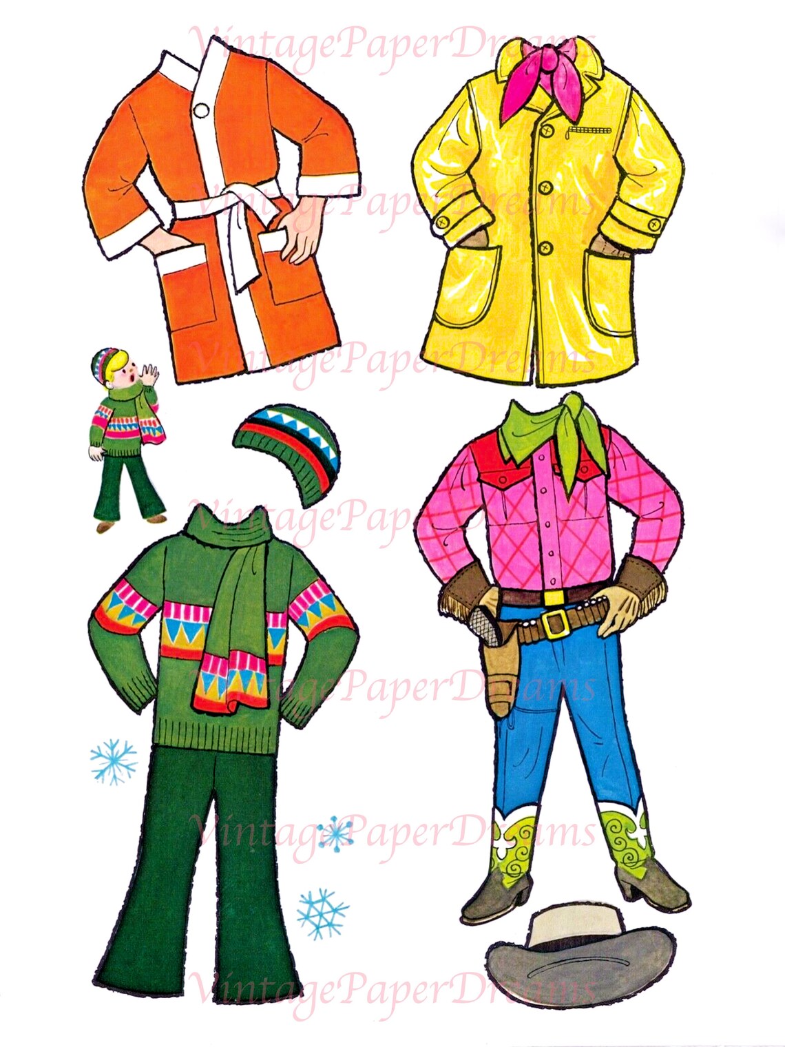 Vintage Paper Doll Printable PDF buffy & Jody Paper Doll - Etsy UK