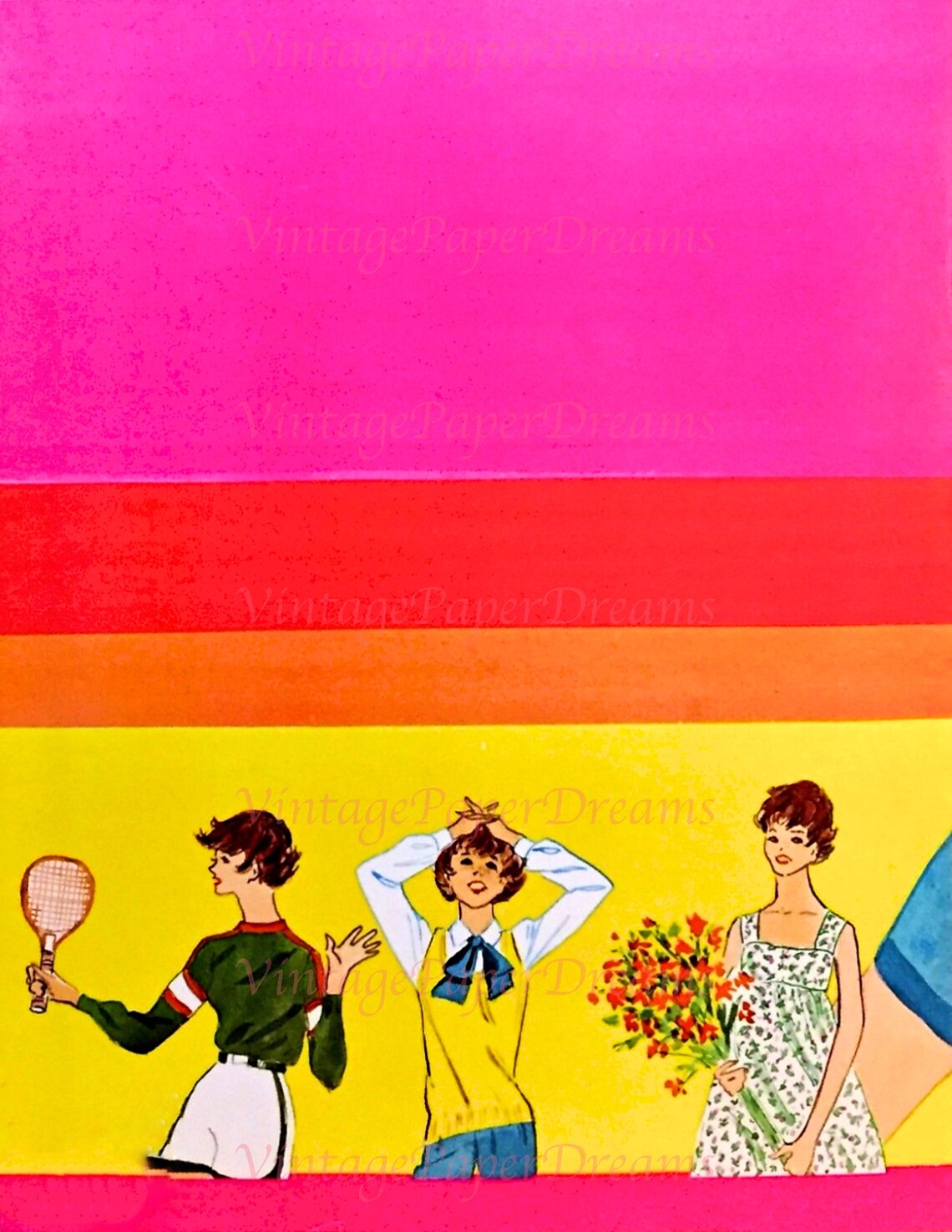 Vintage Paper Doll Printable PDF simply Sam Paper Doll 70s - Etsy