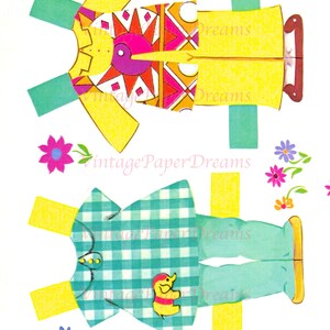 Vintage Paper Doll Printable PDF • baby Paper Doll • 70s 1970s Paper ...