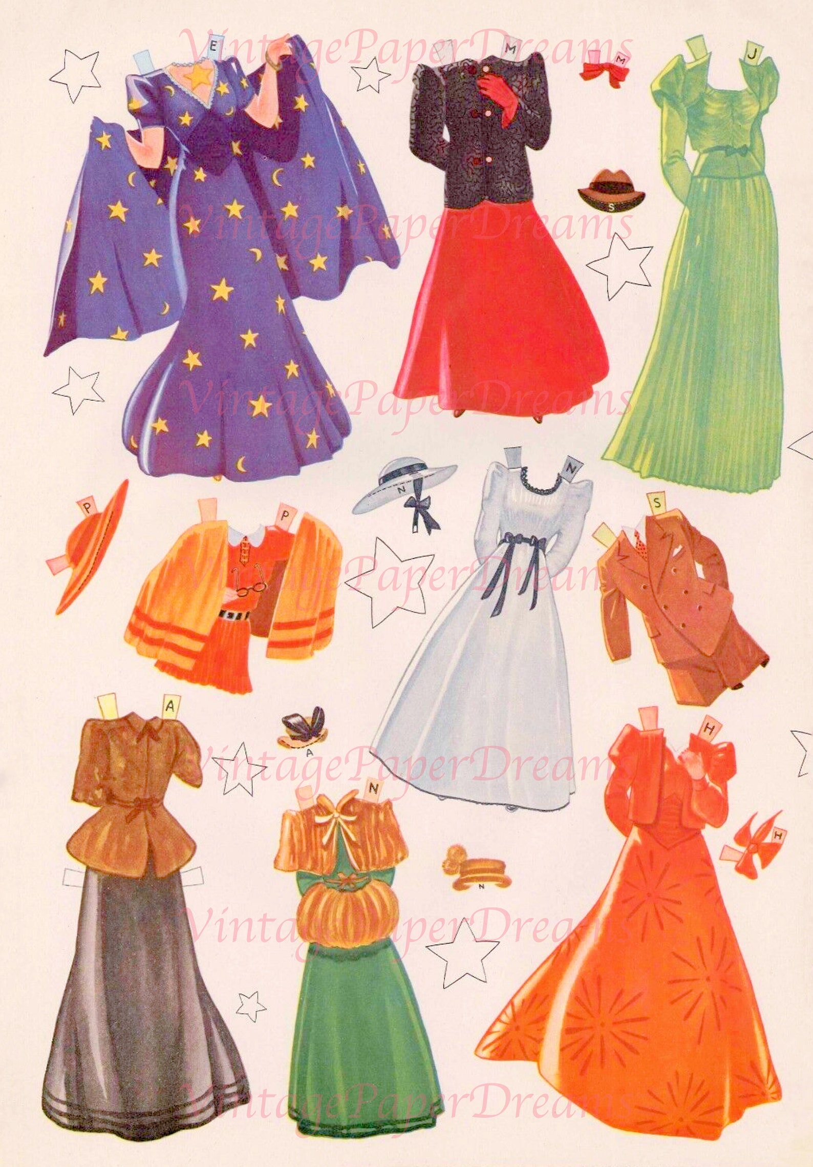 Vintage Paper Doll Printable PDF Sister Nurse Paper Dolls 40s 1940s ...
