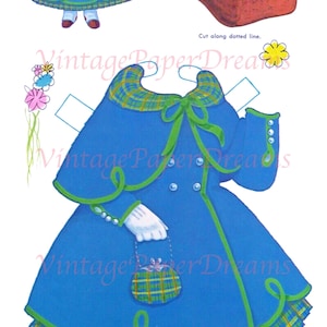 Vintage Paper Doll Printable PDF • cottagecore Amy Jo Paper Doll • 70s ...