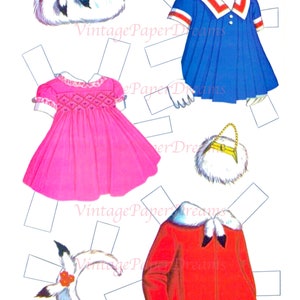 Vintage Paper Doll Printable PDF • chatty Cathy Paper Doll • 60s 1960s ...