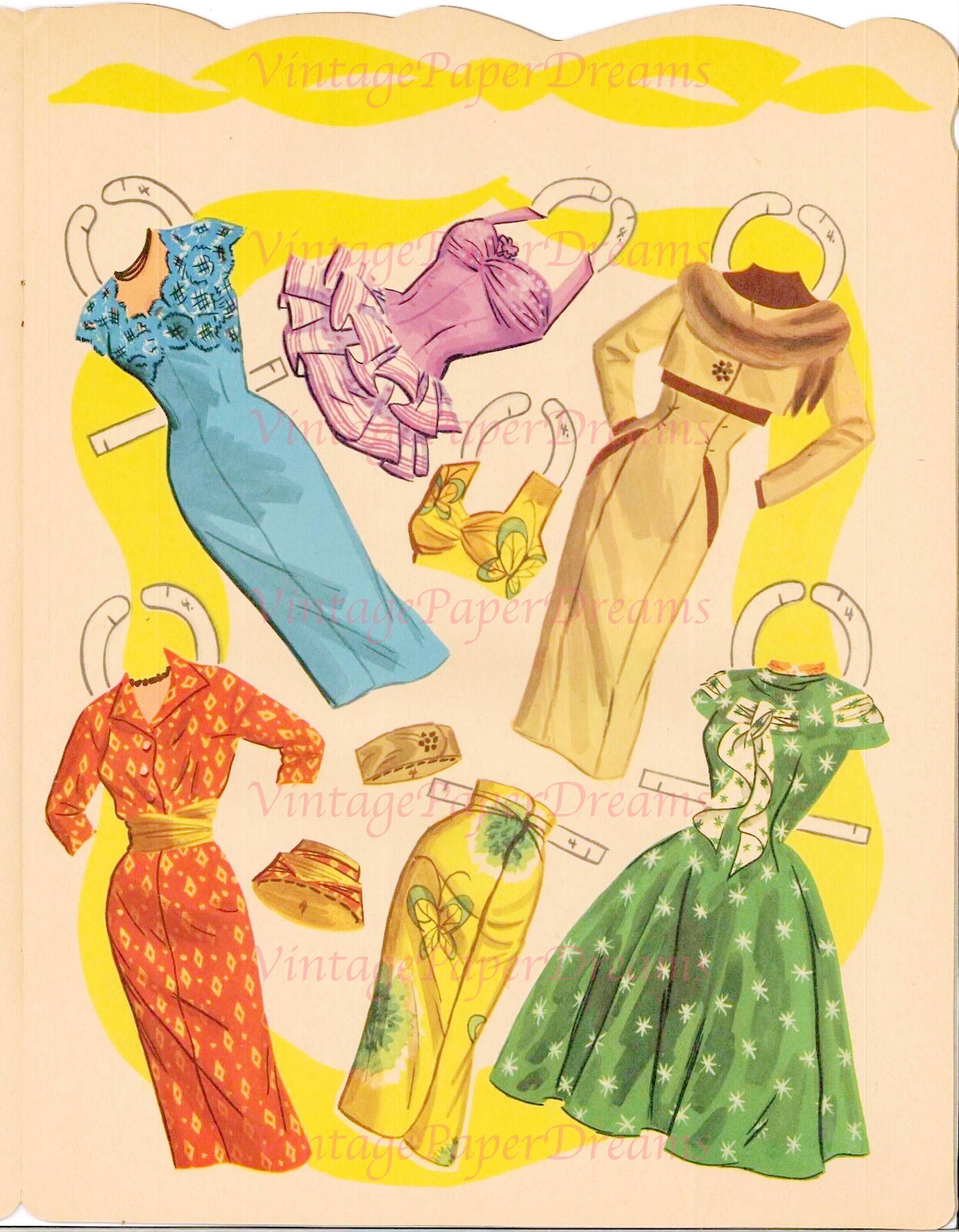 Vintage Paper Doll Printable PDF • virginia Mayo Paper Doll • 1957 50s ...