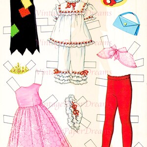 Vintage Paper Doll Printable PDF • charmin Chatty Paper Doll • 60s ...