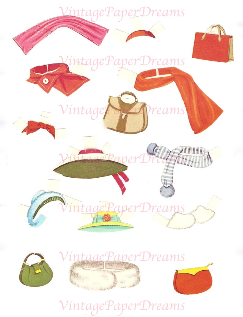 Vintage Paper Doll Printable PDF JPEG patty Duke Paper Doll 60s 1960s ...