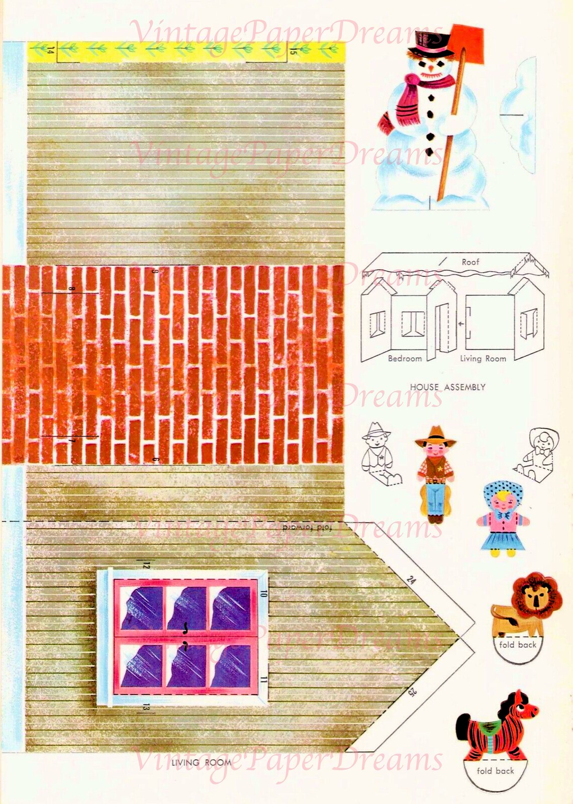 Vintage Christmas Printable PDF • Night Before Christmas Paper Dolls ...