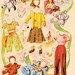 Vintage Paper Doll Printable PDF mother Dad Kids Paper Dolls 40s 1940s ...