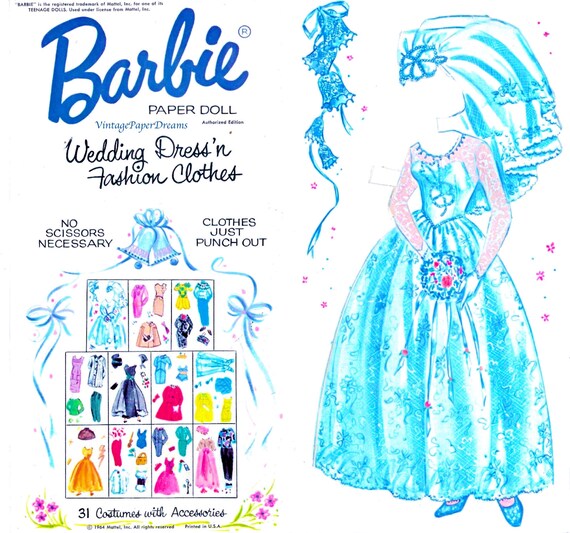 Barbie Paper Doll Clothes