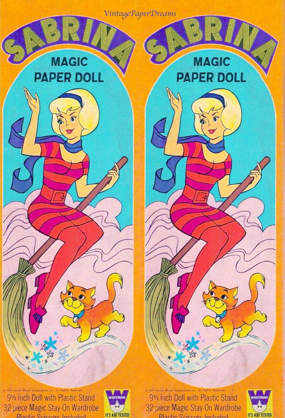 Vintage Paper Doll Printable PDF • Sabrina Paper Doll • 70s 1970s Paper ...