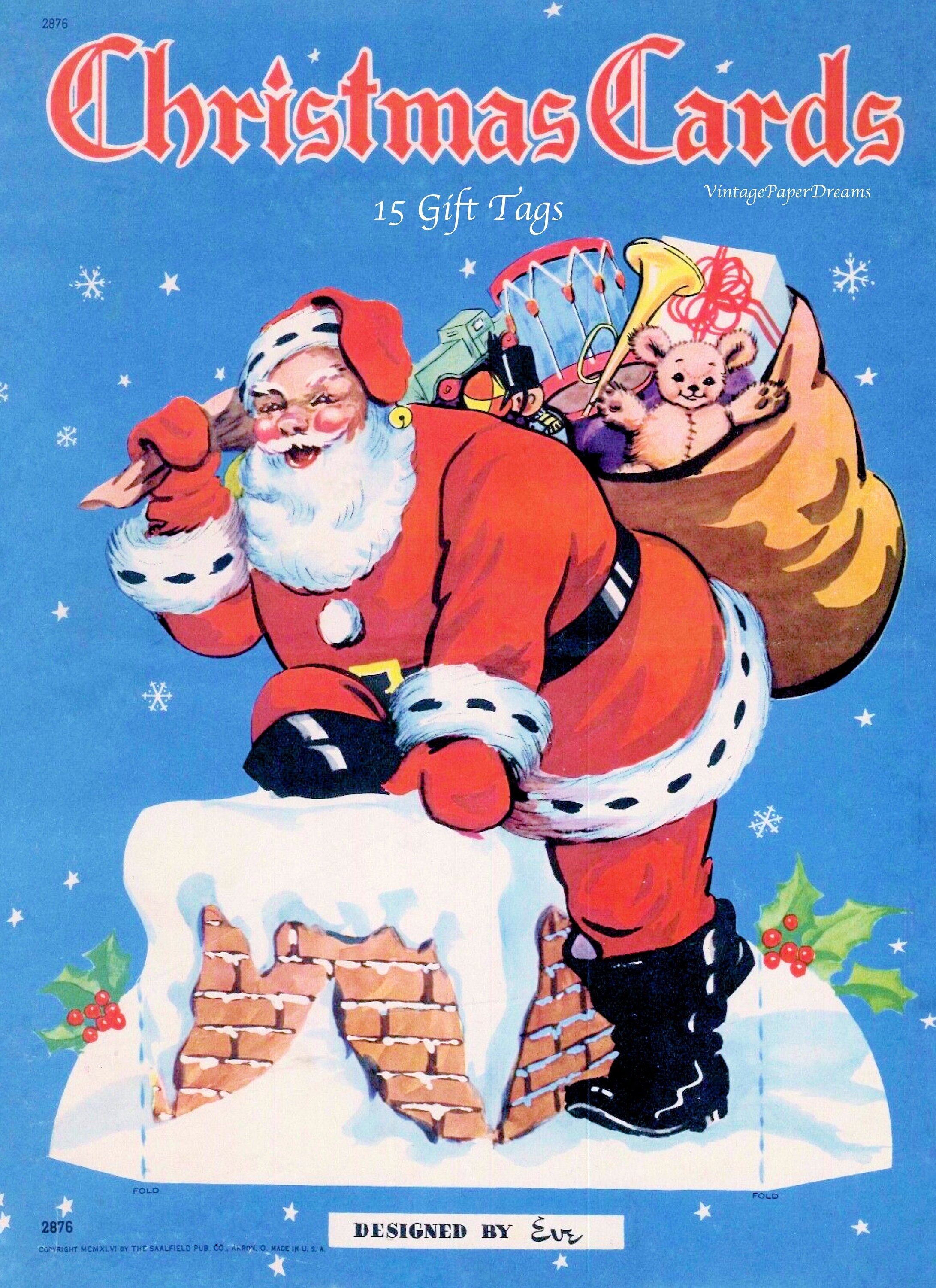 Vintage 1940s Christmas Cards