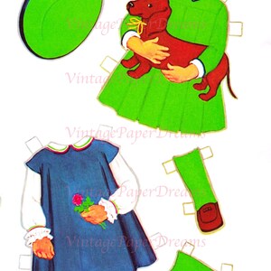 Vintage Paper Doll Printable PDF • mimi Paper Doll • 60s 1960s Paper ...