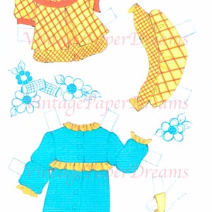 Vintage Paper Doll Printable PDF • daddy's Girl Paper Doll • 70s 1970s ...
