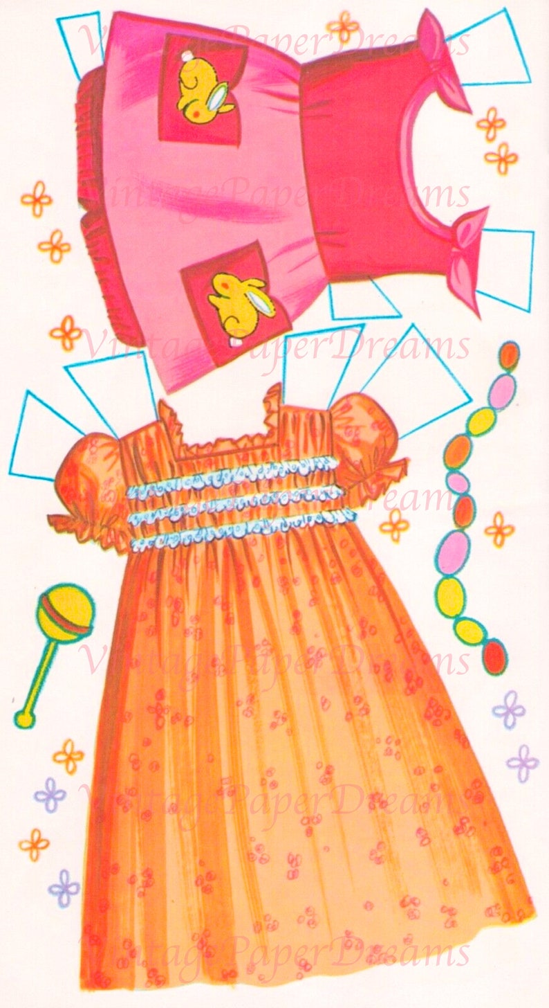 Vintage Paper Doll Printable PDF • Baby Pat Paper Doll • 60s 1960s ...