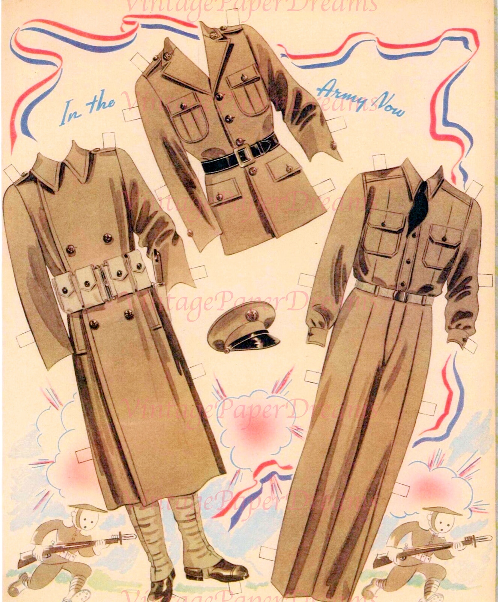 Vintage Paper Doll Printable PDF • bob Hope Dorothy Lamour Paper Doll ...