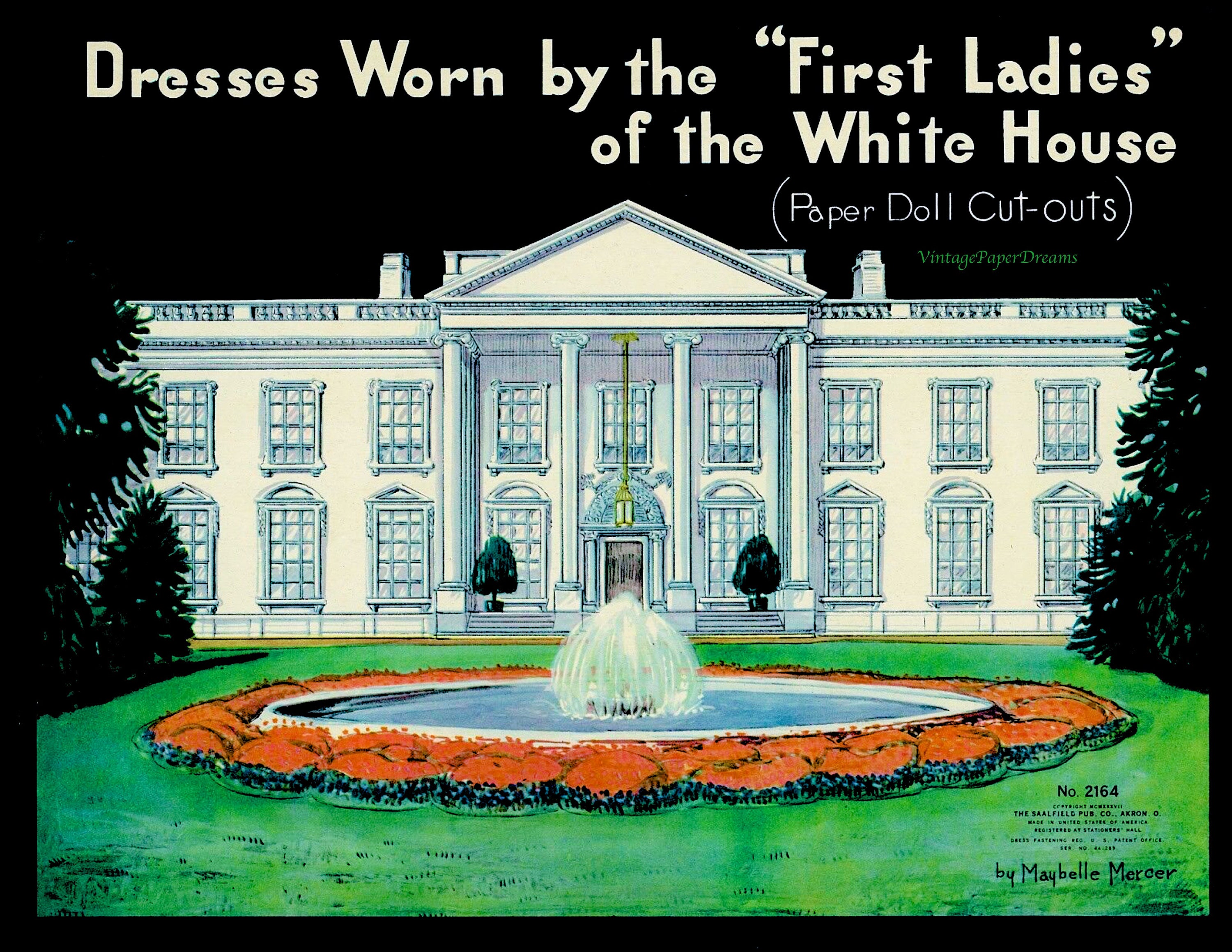 Vintage Paper Doll Printable PDF First Ladies Paper Dolls 30s 1930s ...