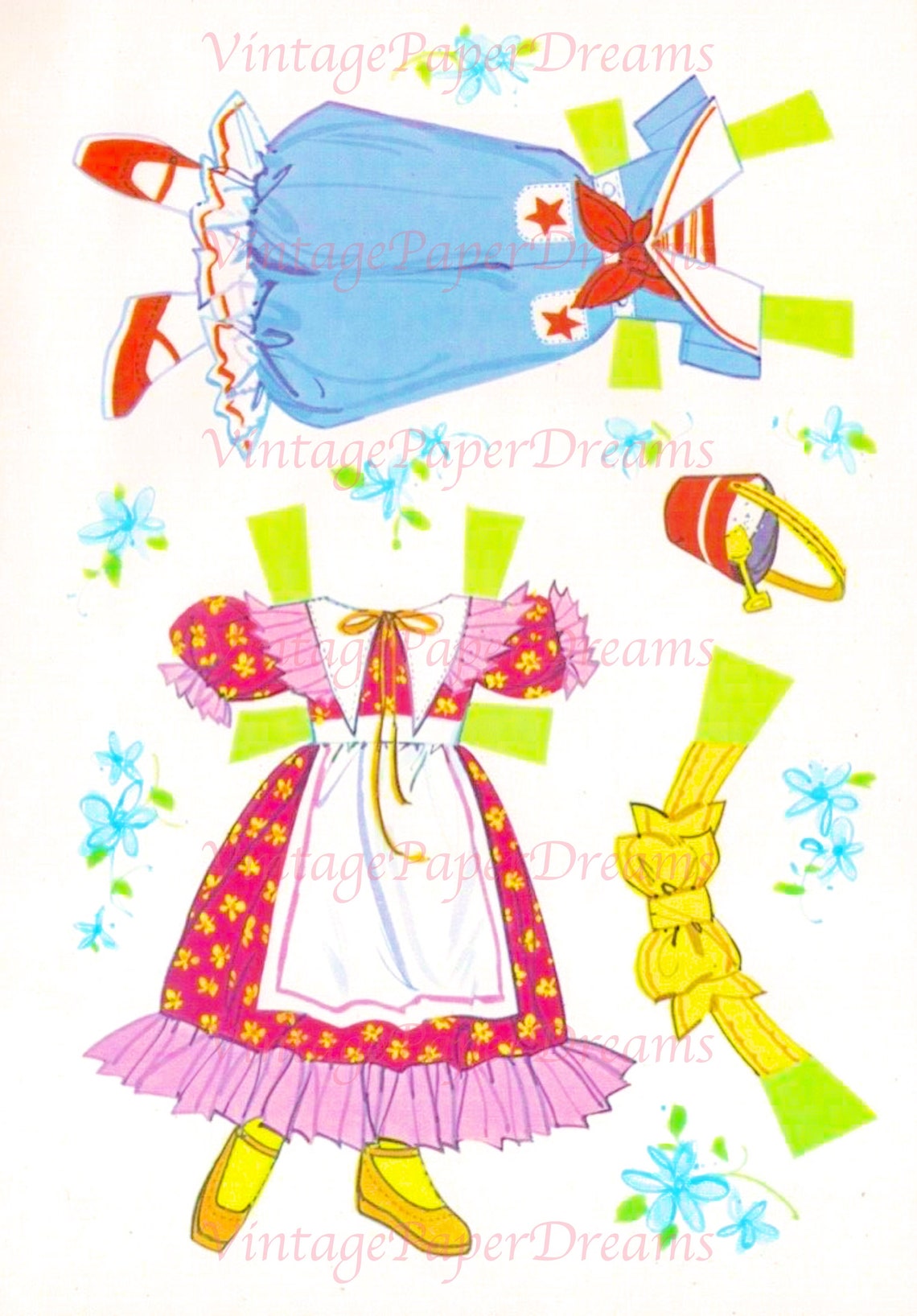 Vintage Paper Doll Printable PDF Midge Paper Dolls 60s - Etsy