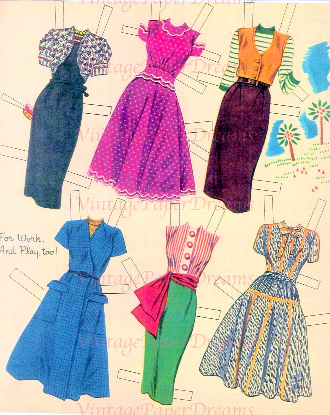 Vintage Paper Doll Printable PDF • elizabeth Taylor Paper Doll • 50s ...