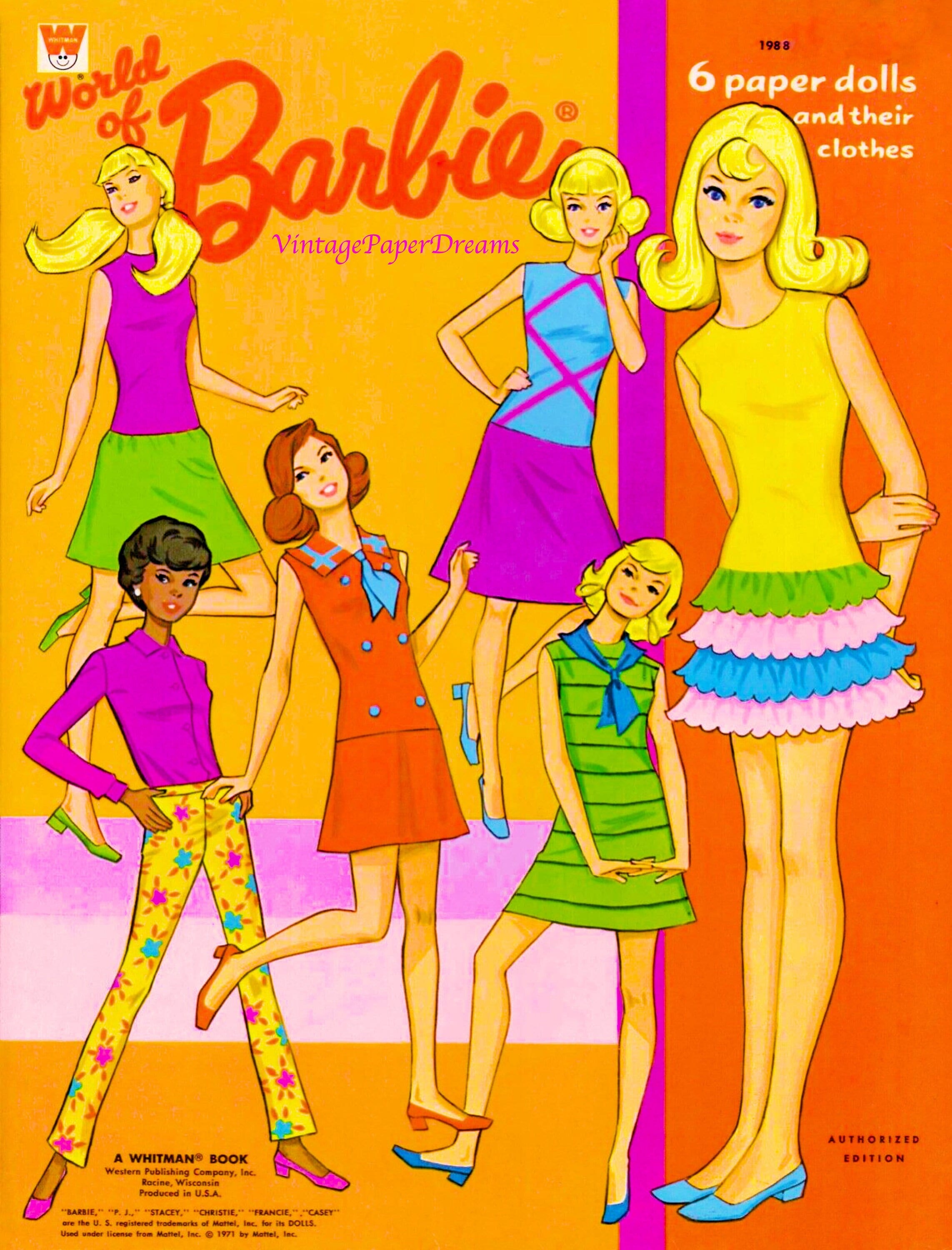 Barbie Paper Dolls Printable
