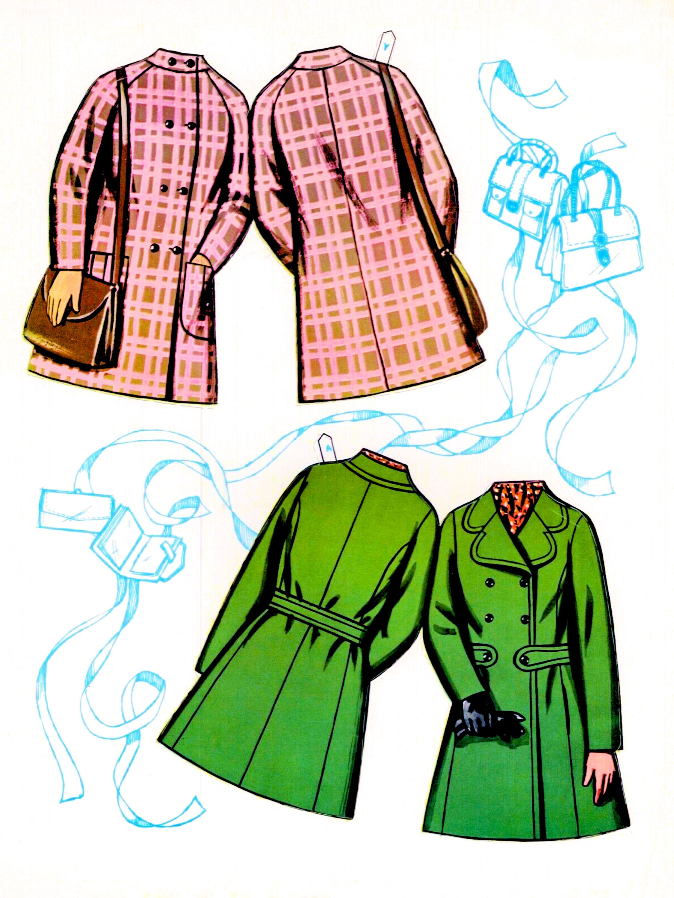 Vintage Paper Doll Printable PDF brunette Fashion Doll 70s 1970s Paper ...