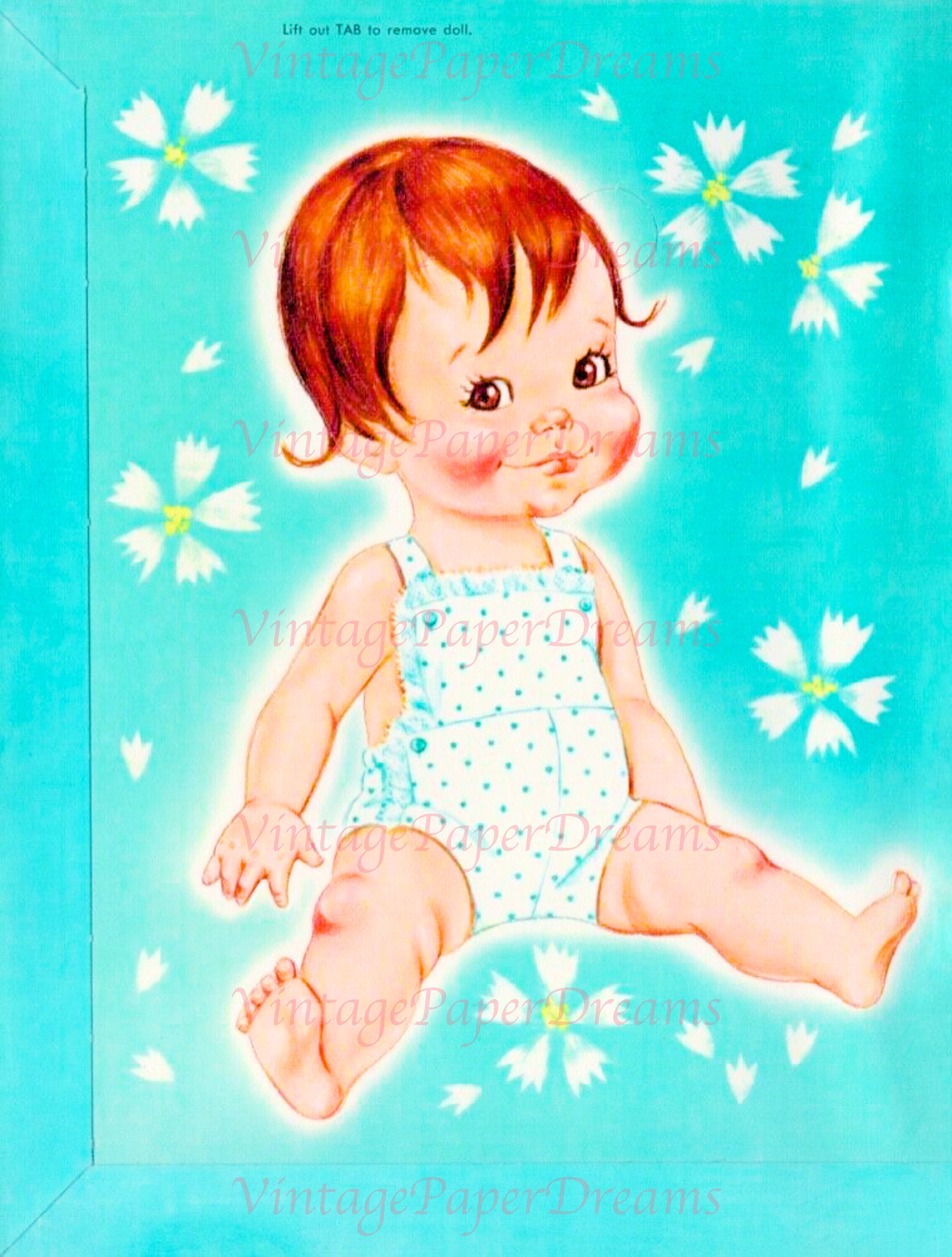 Vintage Paper Doll Printable PDF Baby Pat Paper Doll 60s - Etsy Australia