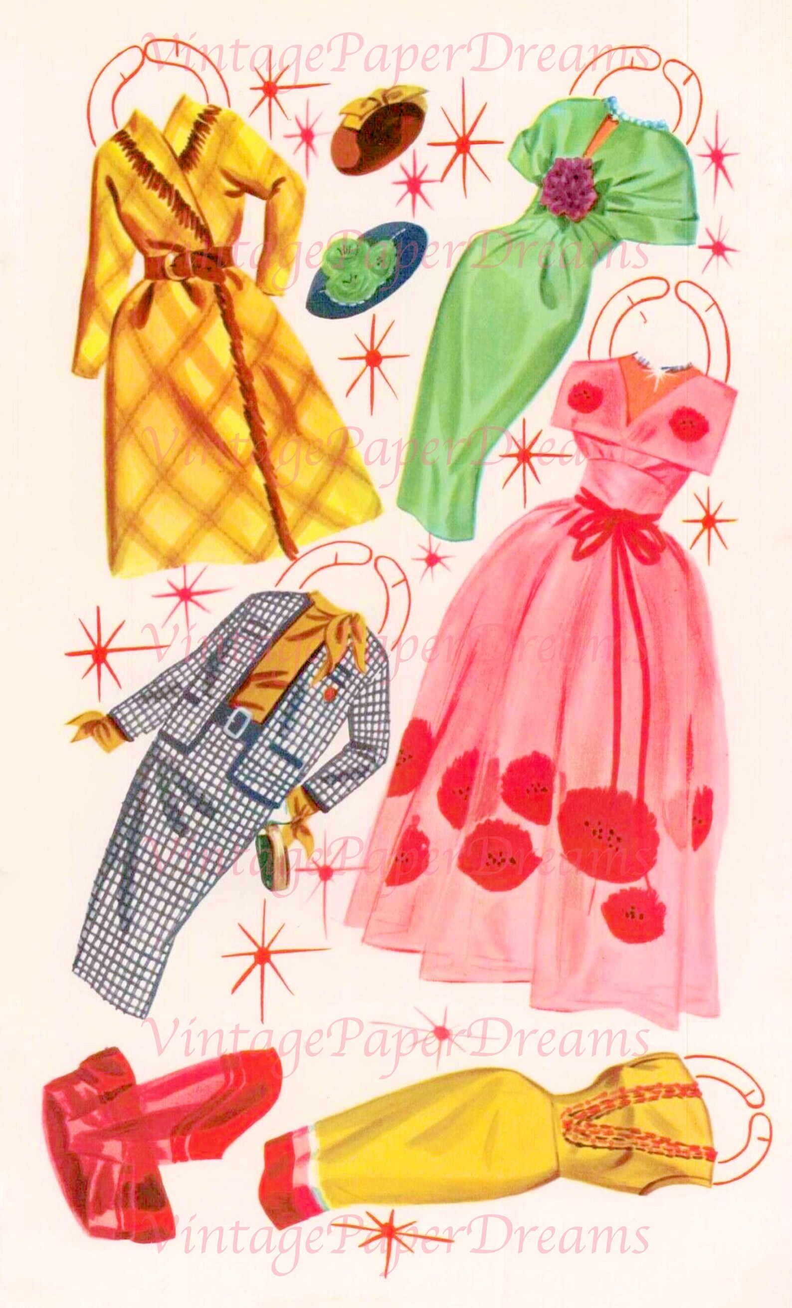 Vintage Paper Doll Printable PDF donna Reed Paper Doll 60s 1960s Woman ...