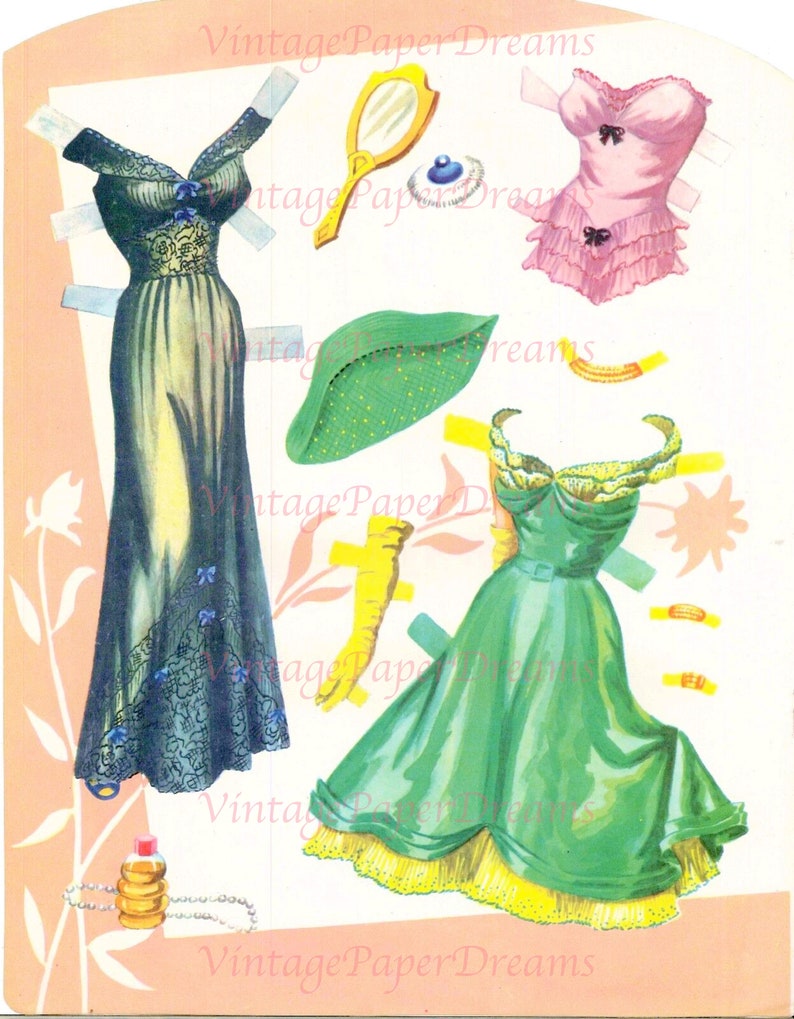 Vintage Paper Doll Printable PDF marilyn Monroe Paper Doll - Etsy