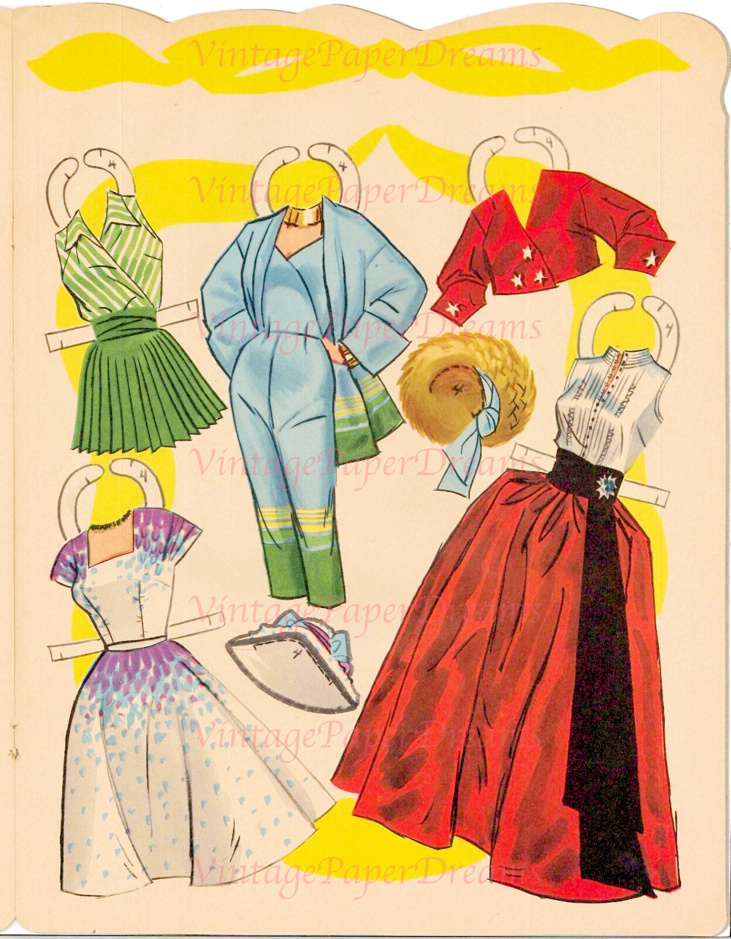 Vintage Paper Doll Printable PDF • virginia Mayo Paper Doll • 1957 50s ...