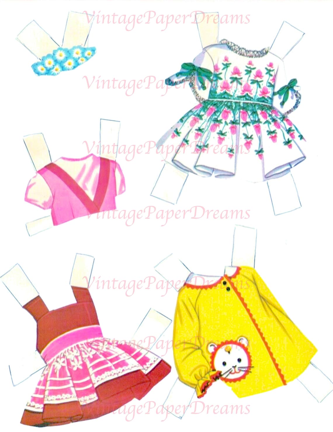 Vintage Paper Doll Printable PDF chatty Cathy (Instant Download) - Etsy