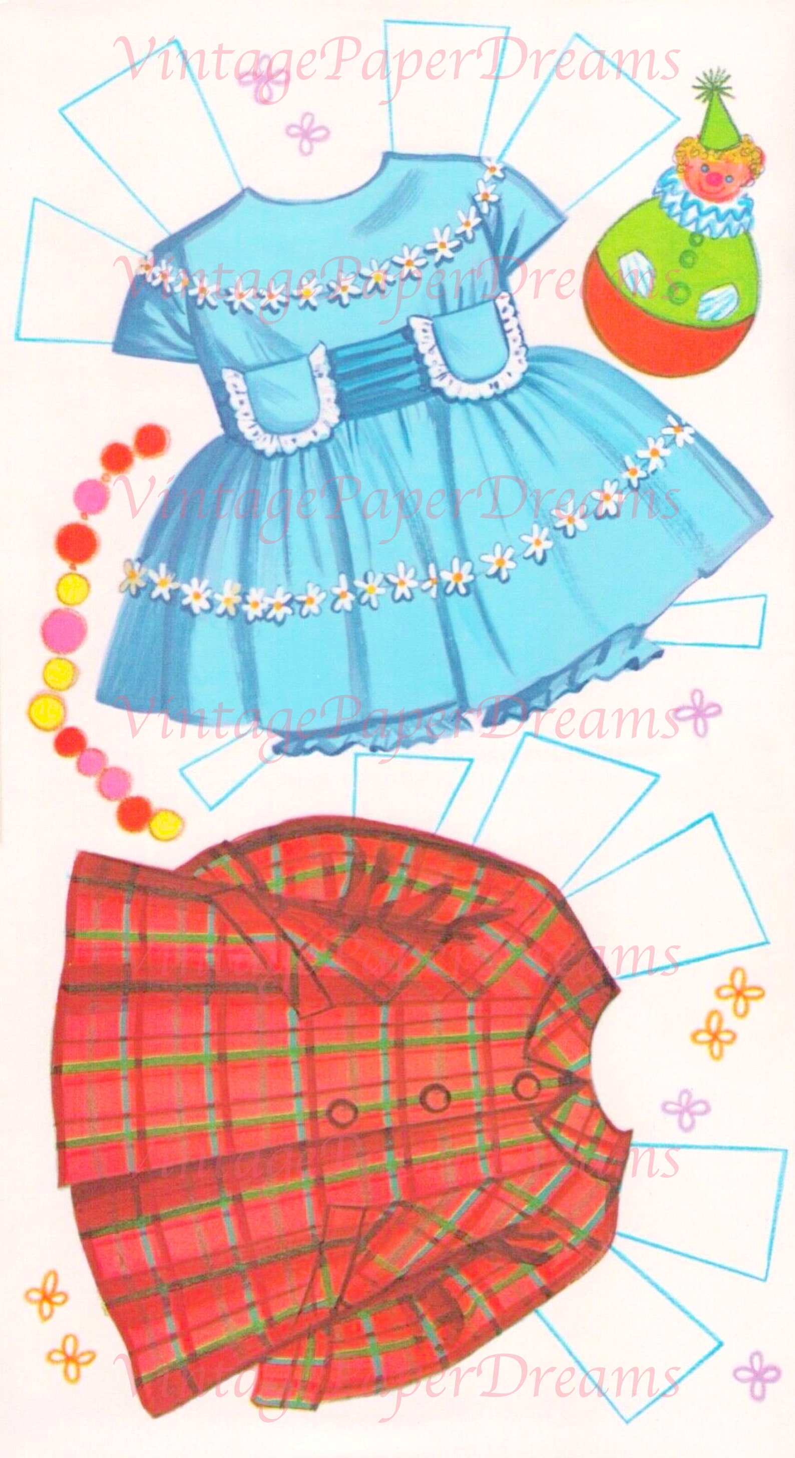 Vintage Paper Doll Printable PDF • Baby Pat Paper Doll • 60s 1960s ...