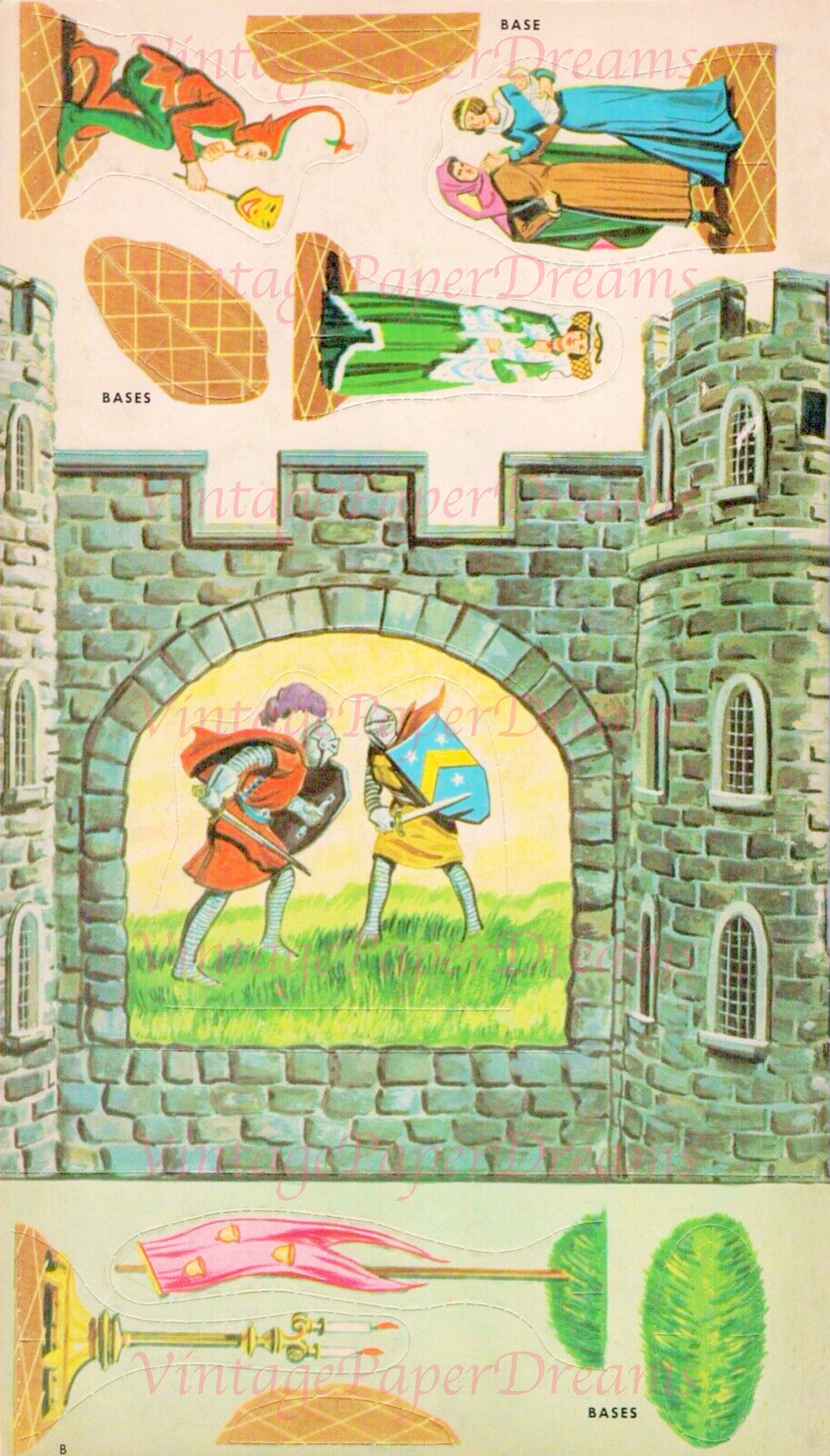 Vintage Paper Doll Printable PDF knights in Armour Paper - Etsy Australia