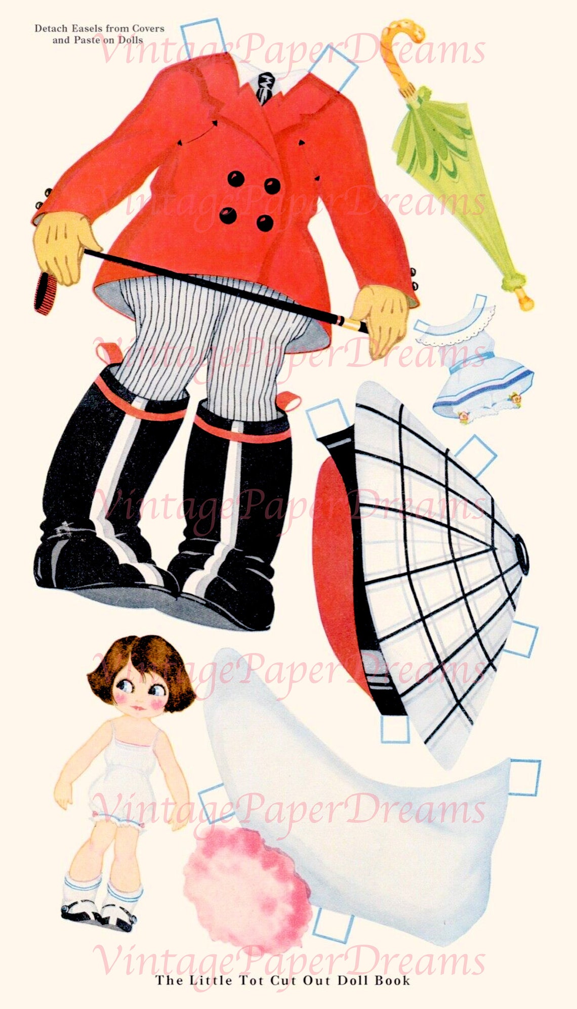 Vintage Paper Doll Printable PDF • little Tots Paper Dolls • 20s 1920s ...