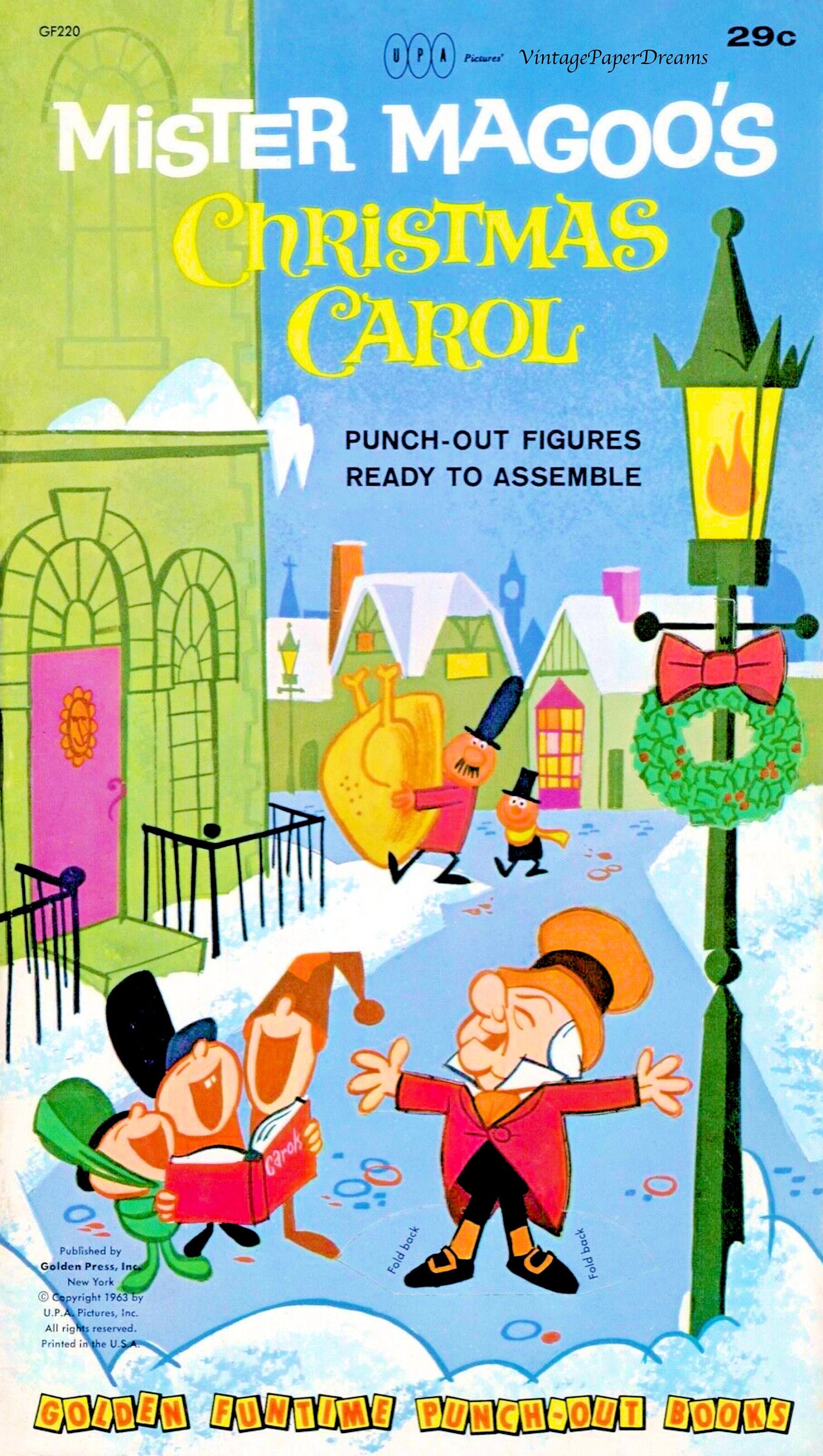 Vintage Christmas Activity Book Printable PDF Mister Magoo's Christmas ...