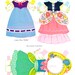 Vintage Paper Doll Printable PDF JPEG • Magic fairy Tale Paper Doll ...