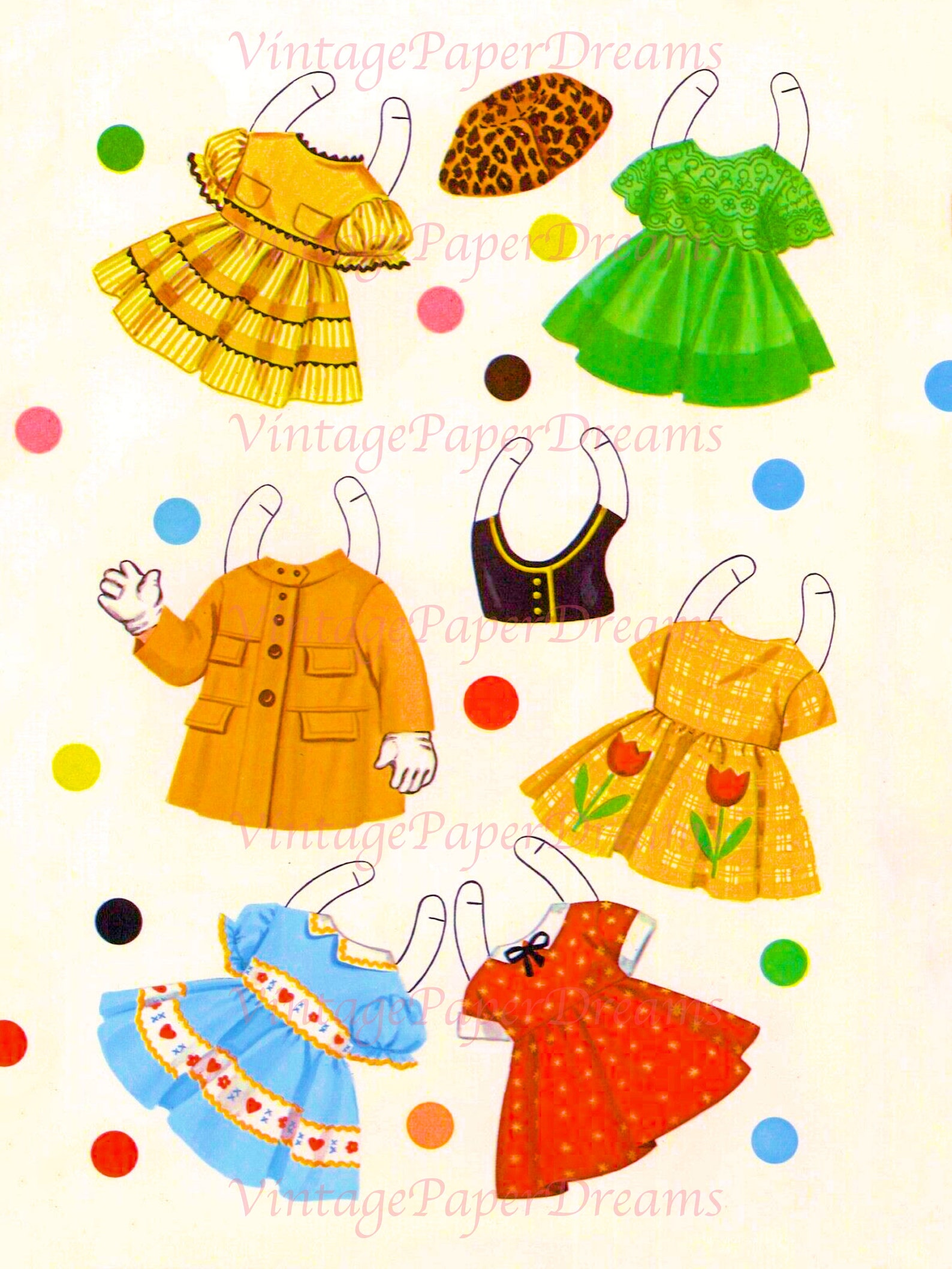 Vintage Paper Doll Printable PDF Bubble Baby Paper Doll 60s 1960s ...