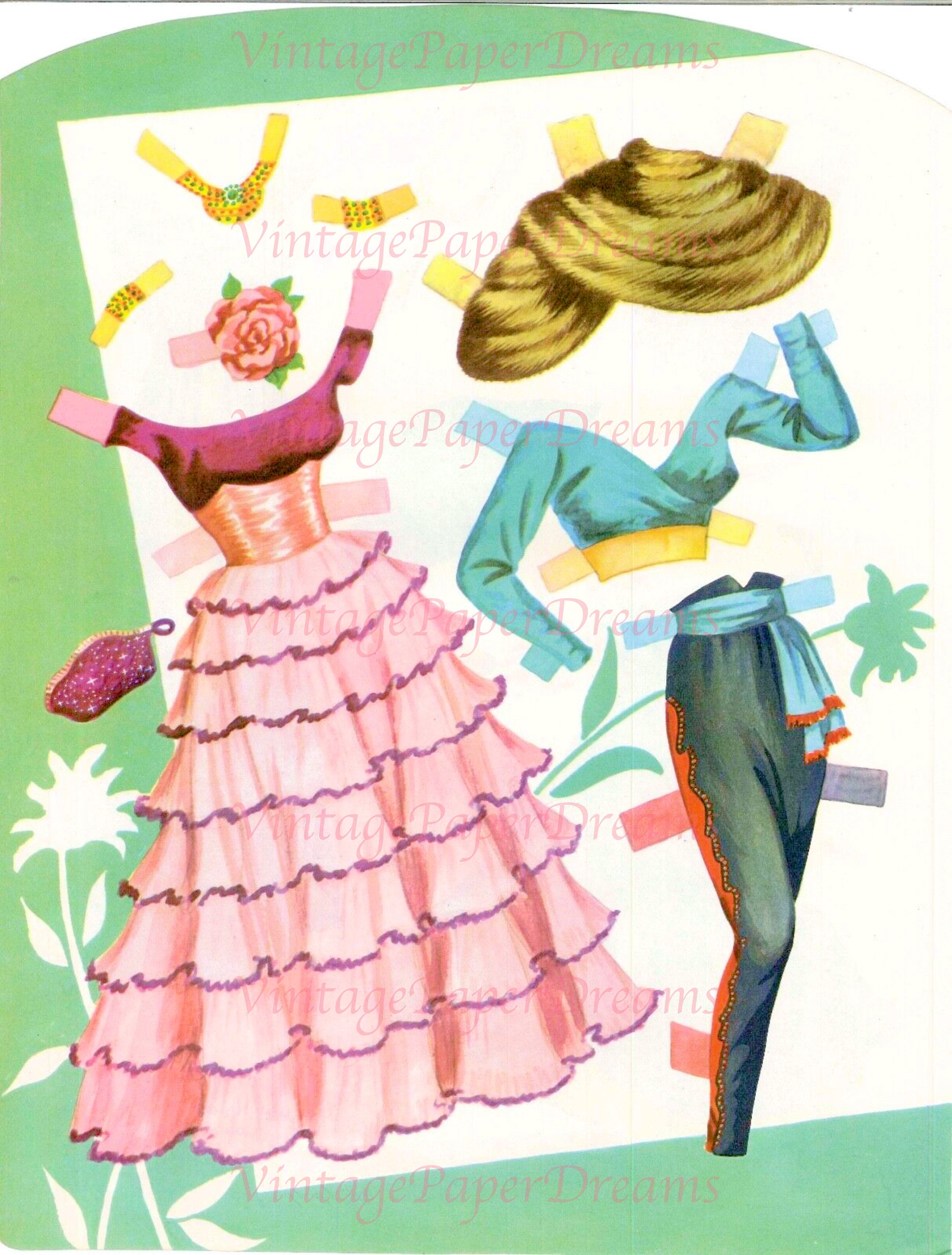 Vintage Paper Doll Printable PDF marilyn Monroe Paper Doll - Etsy