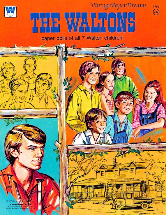 Vintage Paper Doll Printable PDF the Waltons Family Paper - Etsy Canada
