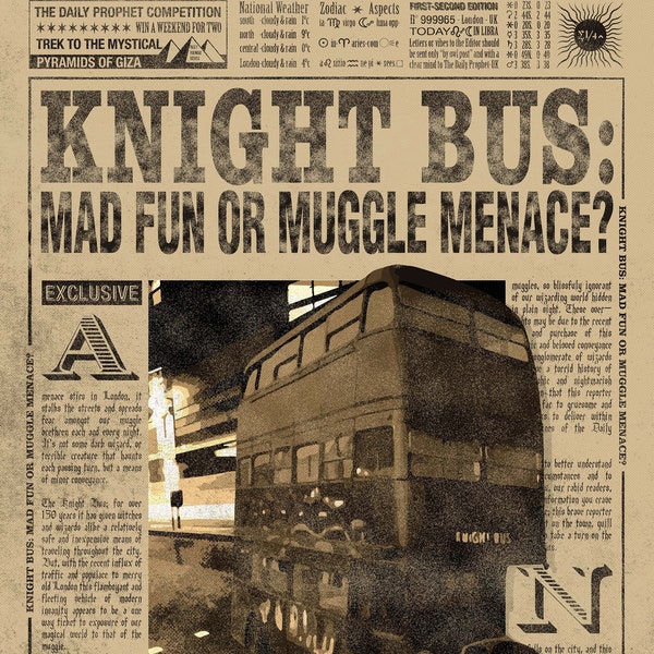 Knight Bus - Etsy