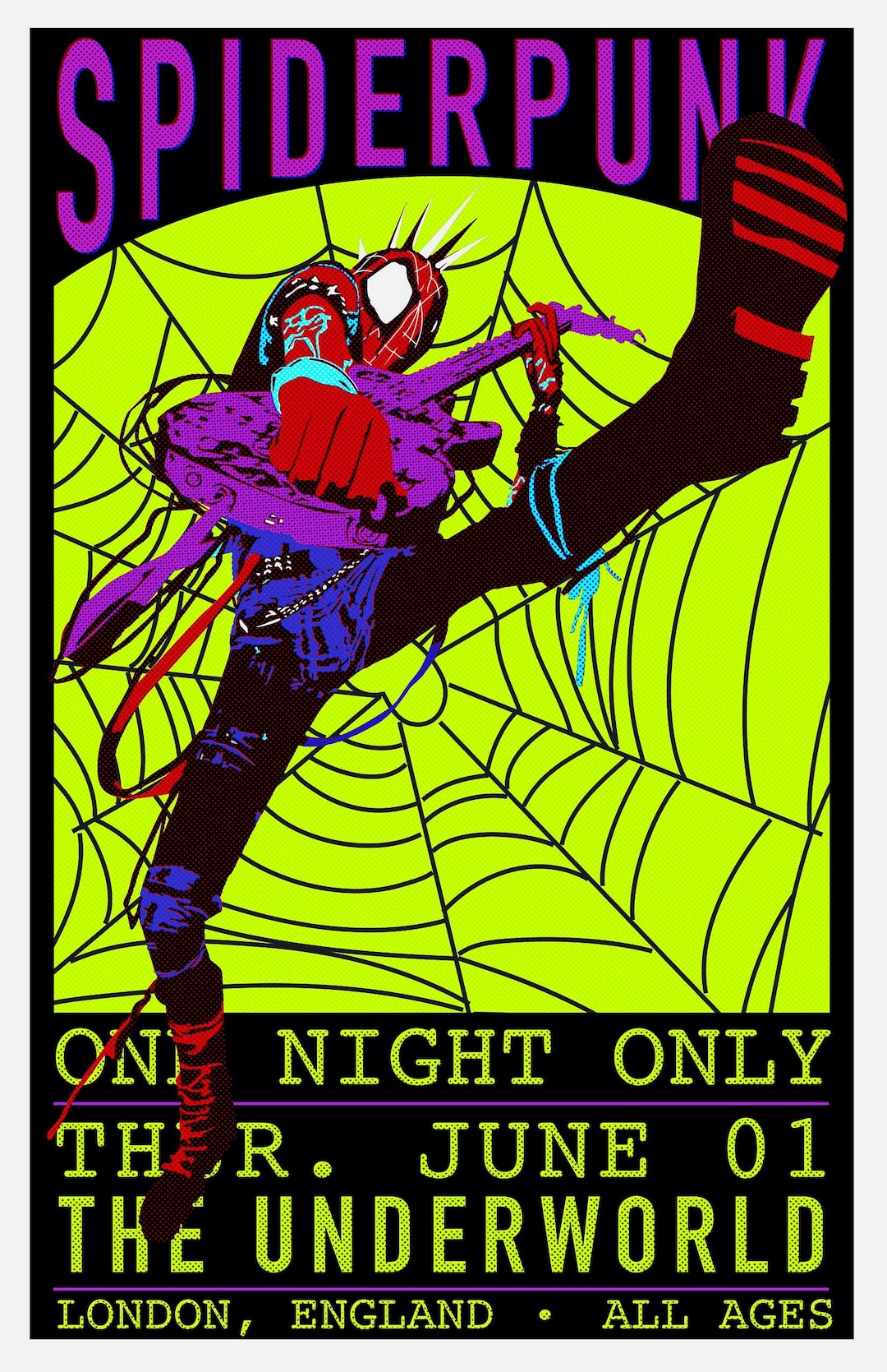 Spiderpunk Poster - Etsy